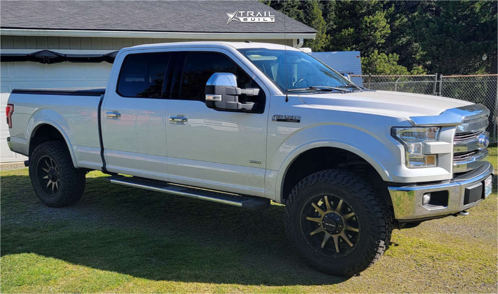 2016 Ford F-150 Wheel Offset Aggressive > 1" Outside Fender Suspension ...