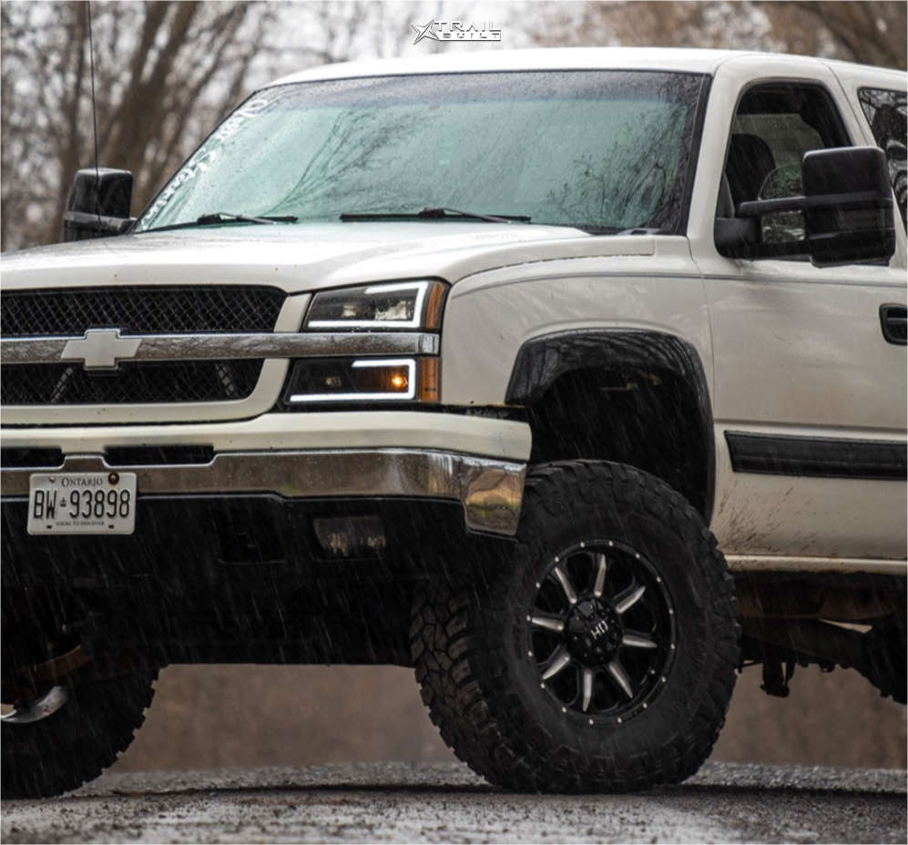 2005 Chevrolet Silverado 1500 Wheel Offset Slightly Aggressive ...