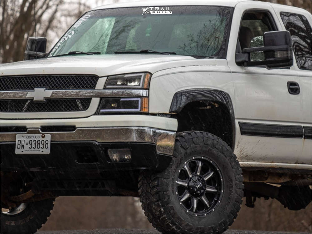 2005 Chevrolet Silverado 1500 Wheel Offset Slightly Aggressive ...