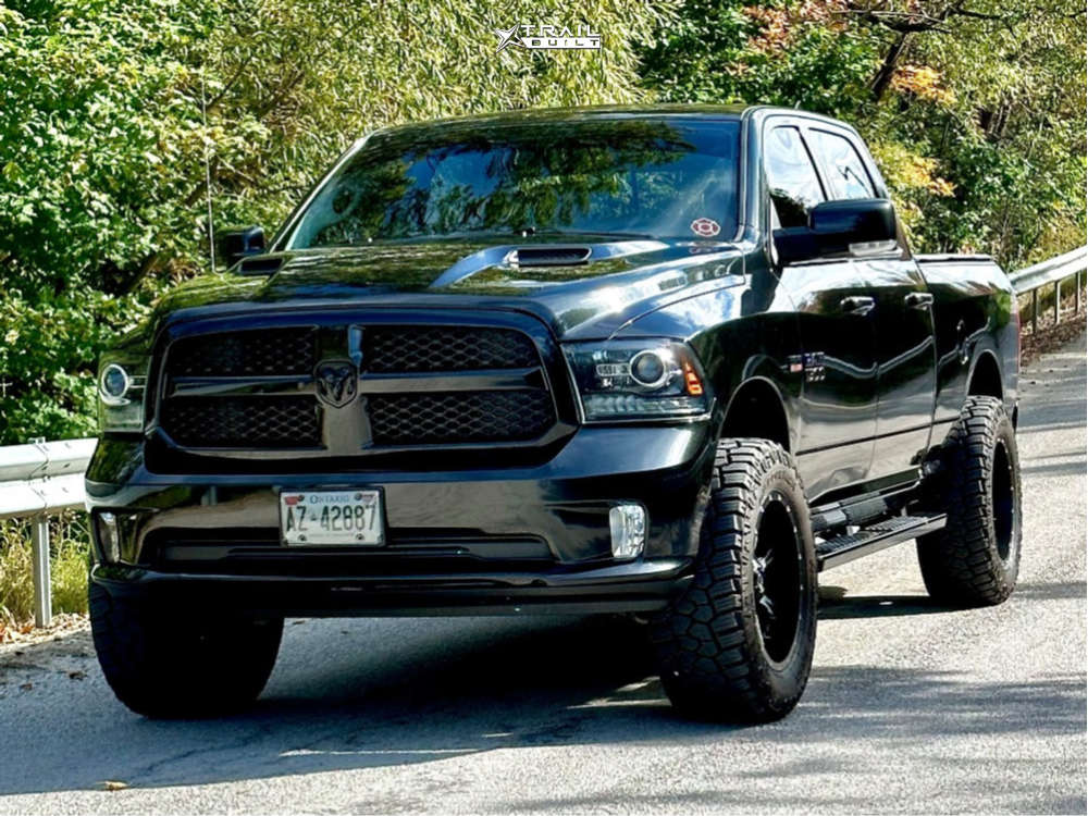2018 Ram 1500 Wheel Offset Aggressive > 1" Outside Fender Suspension ...