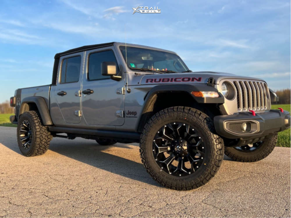 2020 Jeep Gladiator Wheel Offset Aggressive > 1" Outside Fender Stock ...