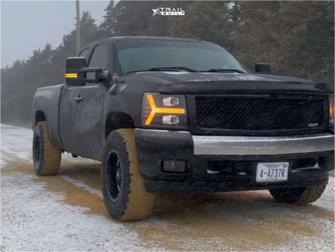 2008 Chevrolet Silverado 1500 Wheel Offset Aggressive > 1" Outside ...