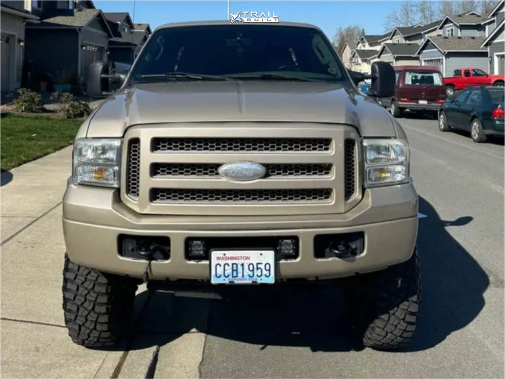 2005 Ford Excursion Wheel Offset Slightly Aggressive Suspension Lift 6 ...
