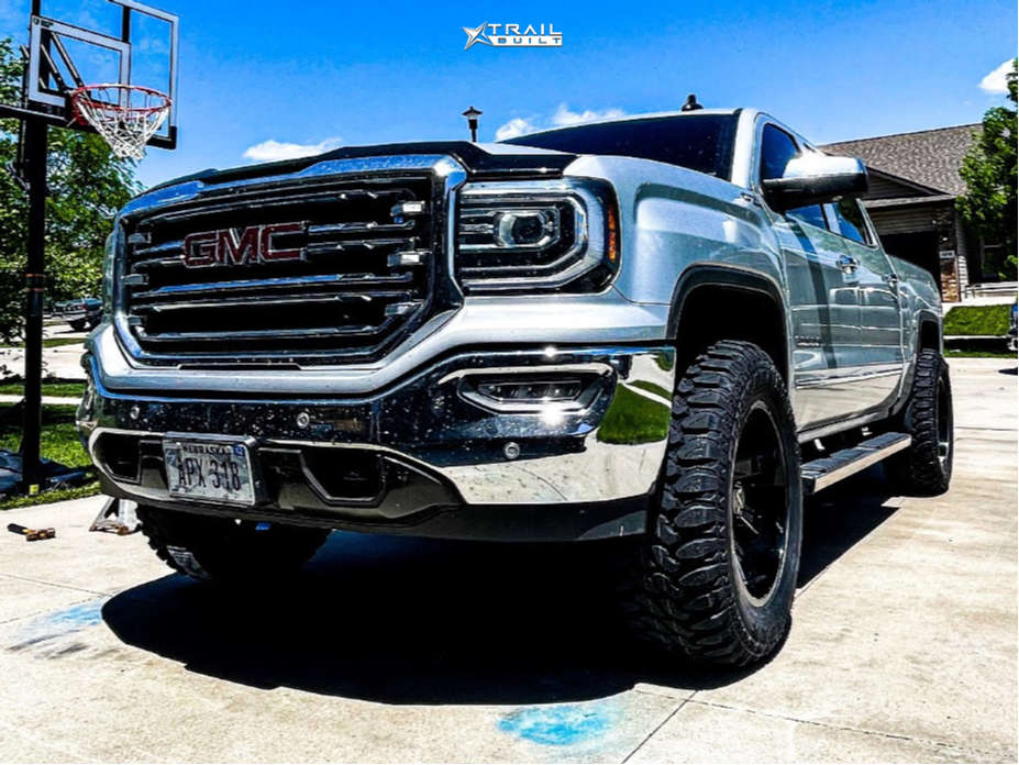 2016 GMC Sierra 1500 Wheel Offset Aggressive > 1" Outside Fender ...