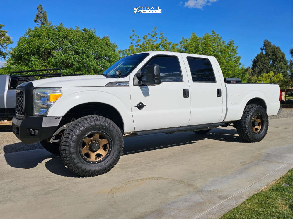 2015 Ford F-250 Super Duty Wheel Offset Aggressive > 1" Outside Fender ...