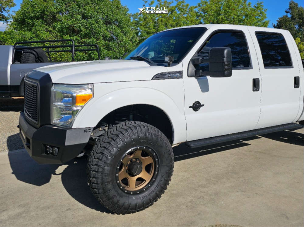 2015 Ford F-250 Super Duty Wheel Offset Aggressive > 1" Outside Fender ...