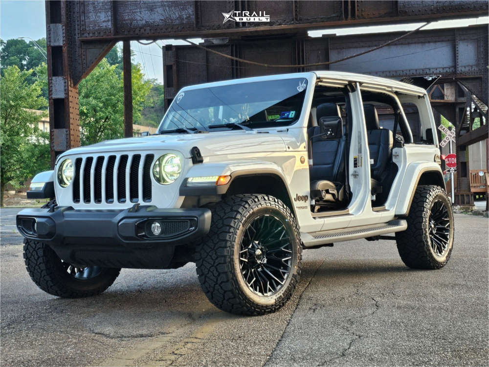 2022 Jeep Wrangler Wheel Offset Aggressive > 1" Outside Fender Stock | 3033631 | TrailBuilt Off-Road