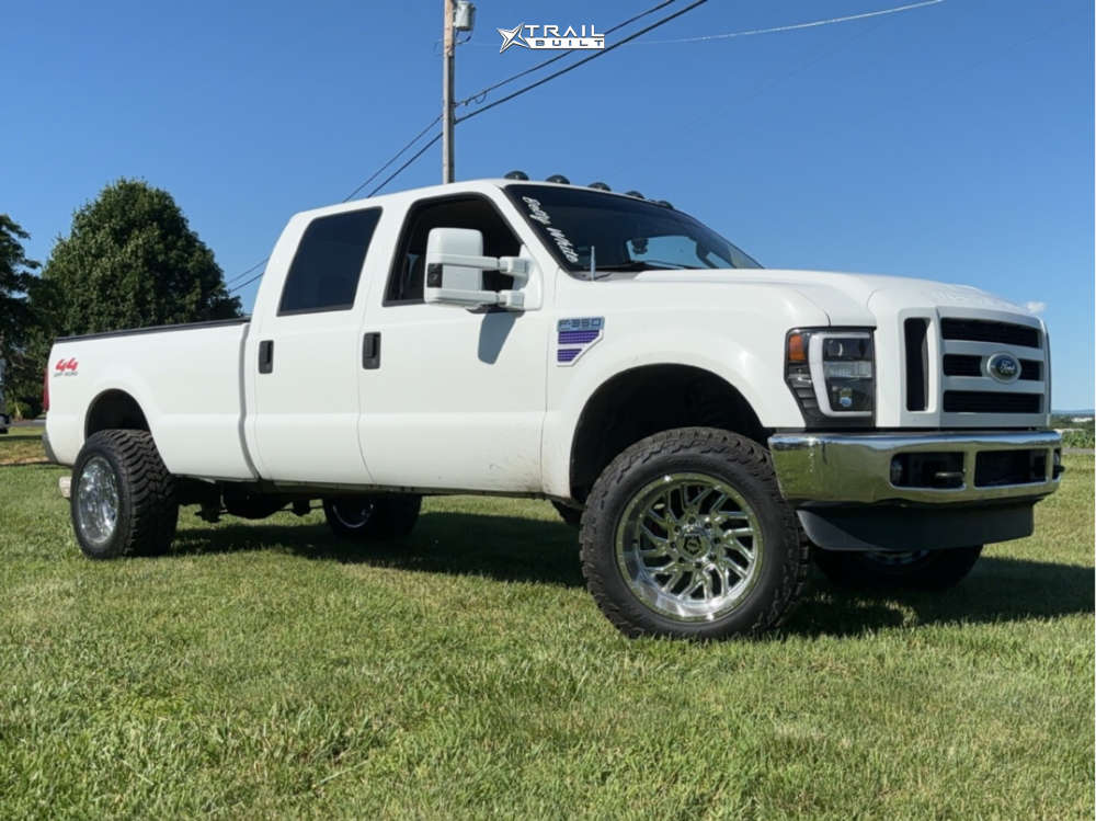 2008 Ford F-350 Super Duty Wheel Offset Super Aggressive 3"-5" Leveling ...