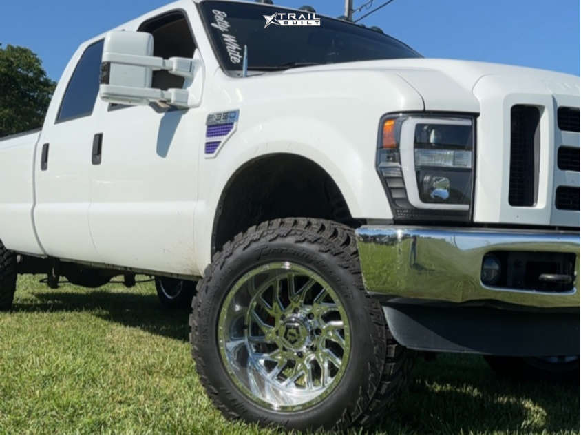 2008 Ford F-350 Super Duty Wheel Offset Super Aggressive 3"-5" Leveling ...