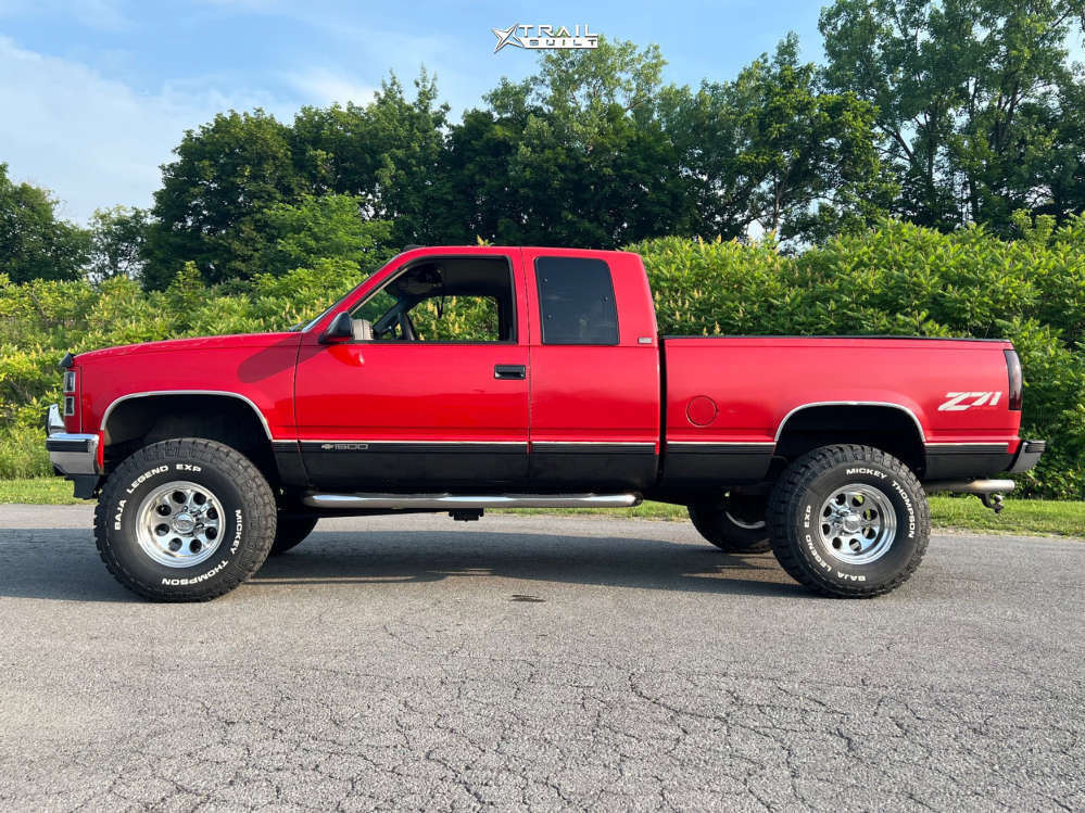 1995 Chevrolet K1500 Wheel Offset Aggressive > 1" Outside Fender ...