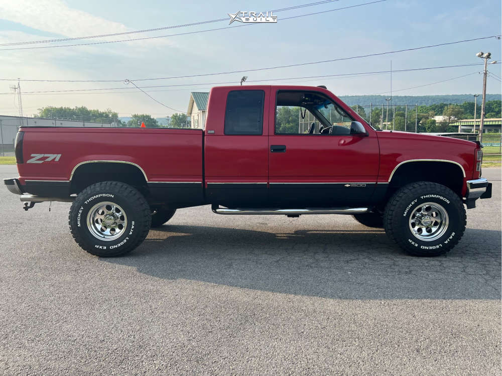 1995 Chevrolet K1500 Wheel Offset Aggressive > 1" Outside Fender ...