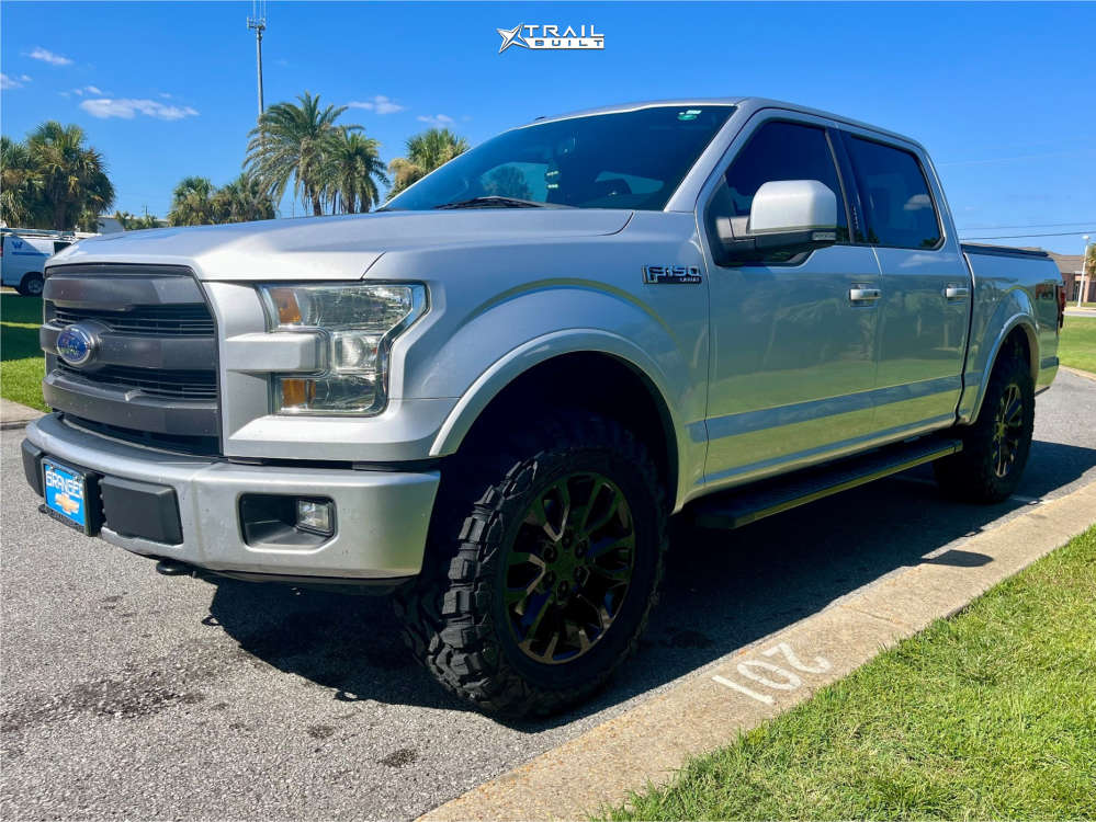 2017 Ford F-150 Wheel Offset Aggressive > 1" Outside Fender Suspension ...