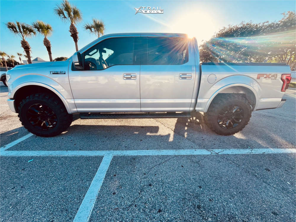 2017 Ford F-150 Wheel Offset Aggressive > 1" Outside Fender Suspension ...
