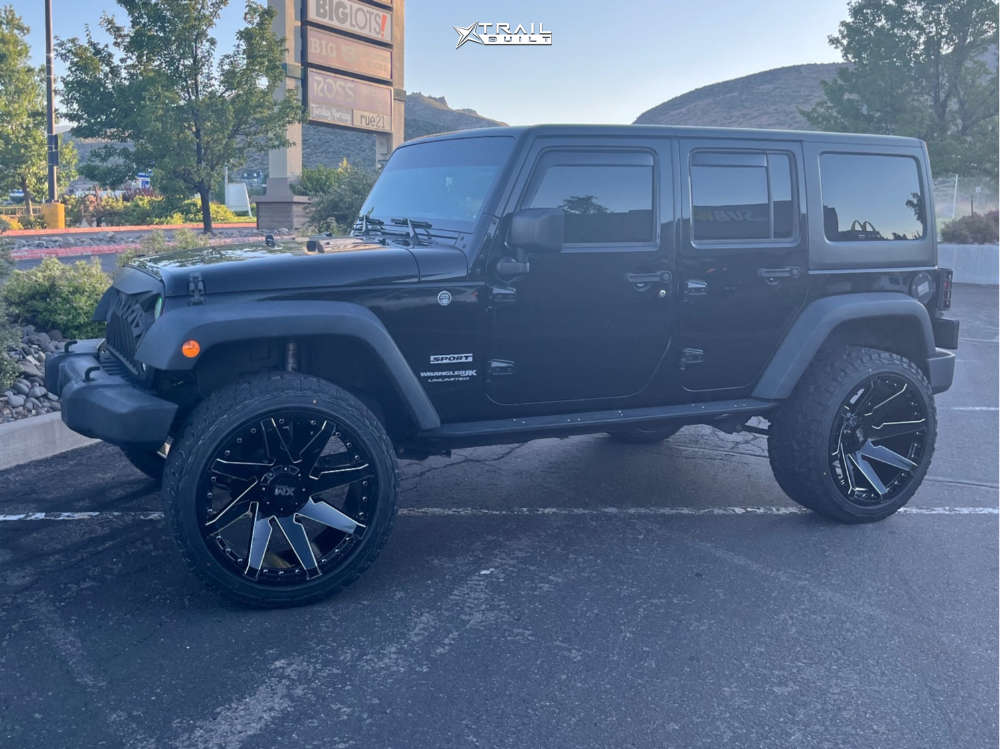 2018 Jeep Wrangler JK Wheel Offset Super Aggressive 3"-5" Stock ...