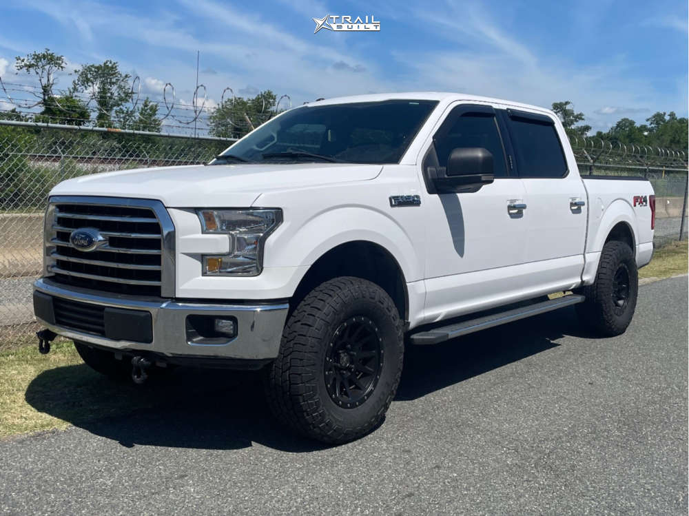 2017 Ford F-150 Wheel Offset Slightly Aggressive Leveling Kit | 3055969 ...