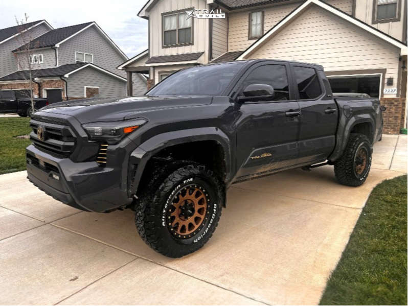 2024 Toyota Tacoma Wheel Offset Aggressive > 1" Outside Fender Leveling ...