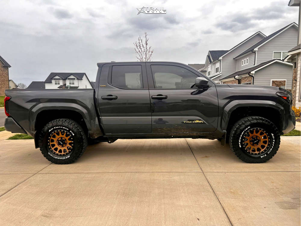 2024 Toyota Tacoma Wheel Offset Aggressive > 1" Outside Fender Leveling ...