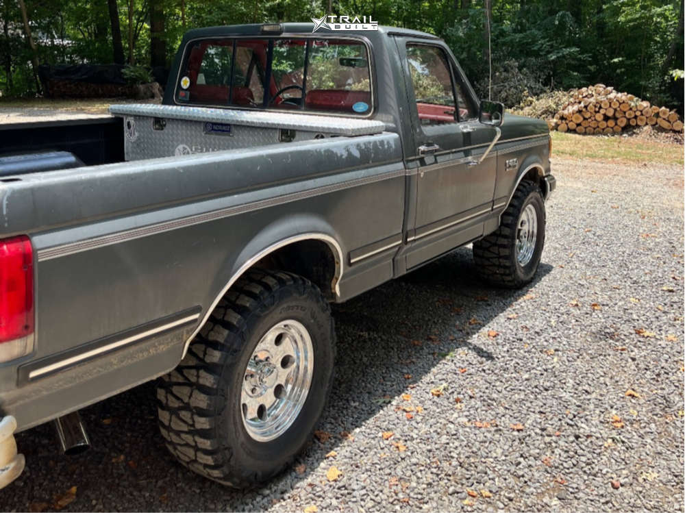 1989 Ford F-150 Wheel Offset Aggressive > 1" Outside Fender Stock ...