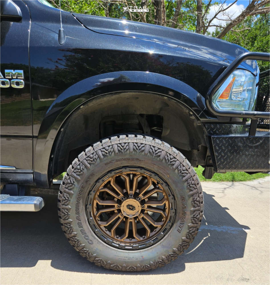 2017 Ram 2500 Wheel Offset Slightly Aggressive Suspension Lift 2.5 ...