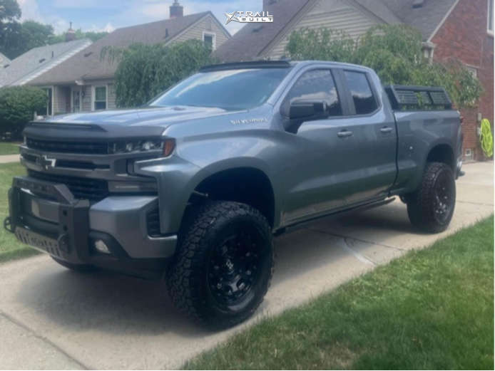 2019 Chevrolet Silverado 1500 Wheel Offset Aggressive > 1" Outside ...