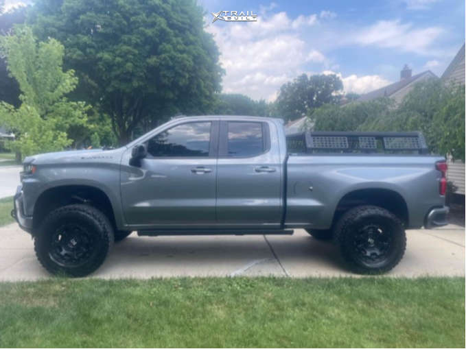 2019 Chevrolet Silverado 1500 Wheel Offset Aggressive > 1" Outside ...