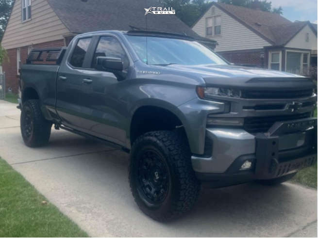 2019 Chevrolet Silverado 1500 Wheel Offset Aggressive > 1" Outside ...