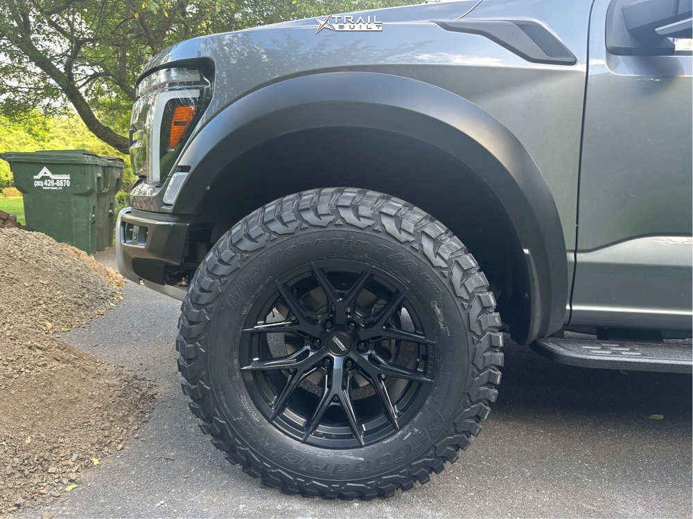 2024 Ford F-150 Wheel Offset Aggressive > 1" Outside Fender Stock ...