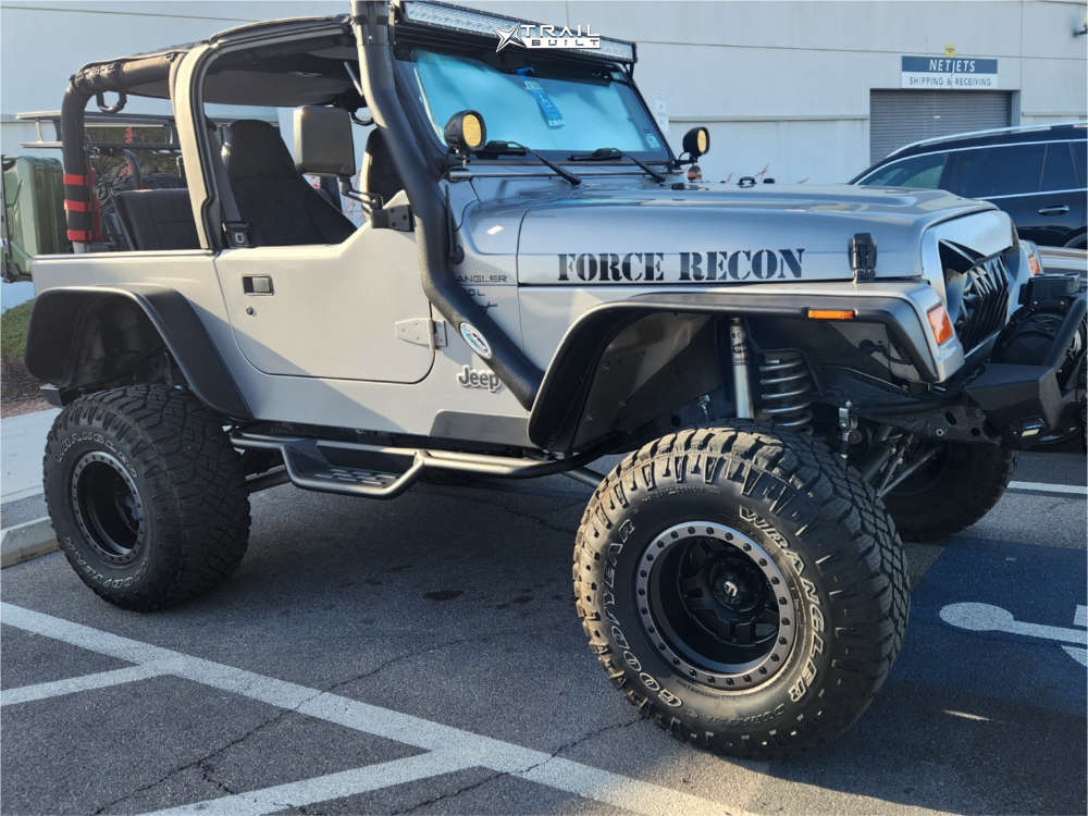 2001 Jeep TJ Wheel Offset Aggressive > 1" Outside Fender Suspension ...