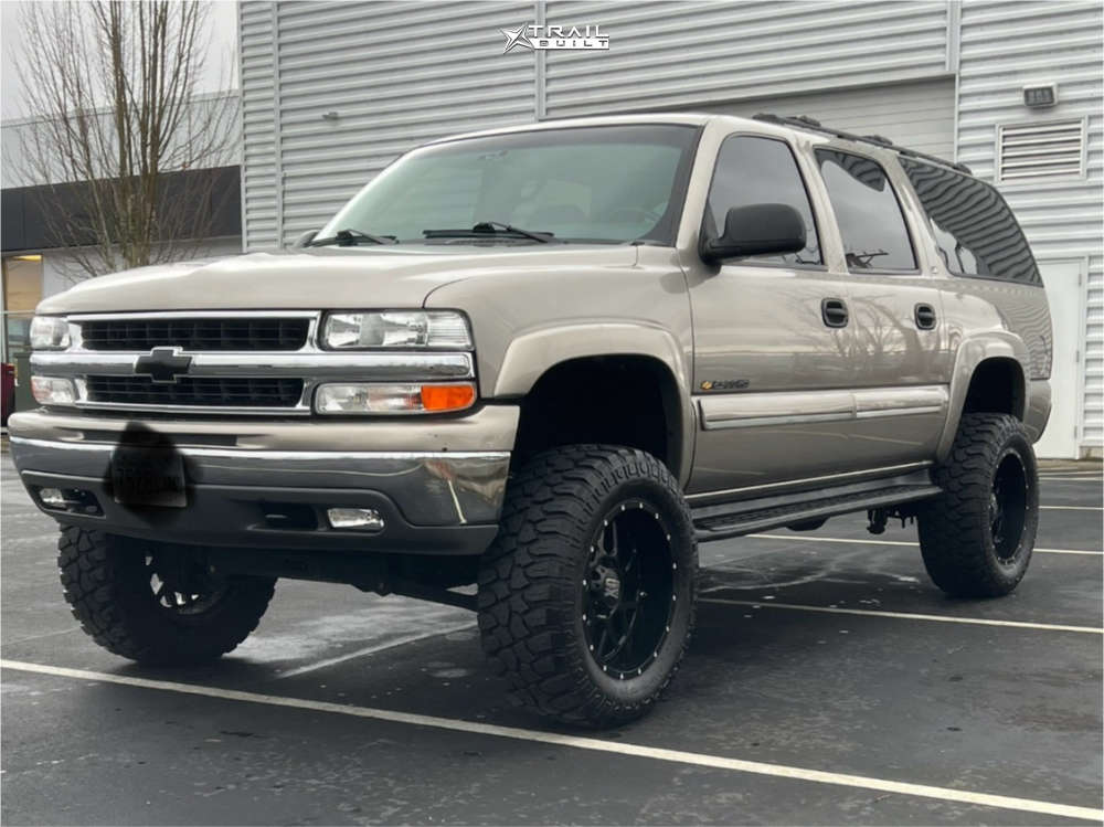 2000 Chevrolet Suburban 2500 Wheel Offset Aggressive > 1" Outside ...