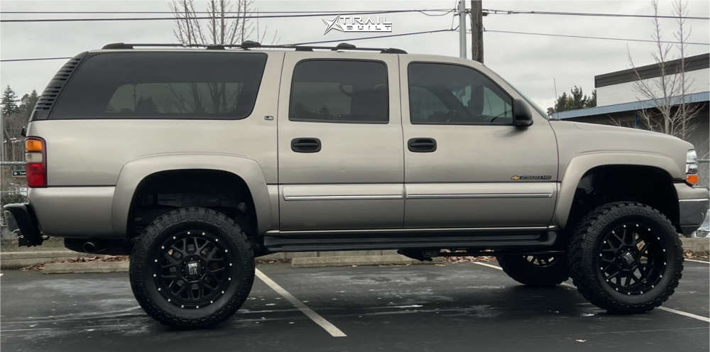 2000 Chevrolet Suburban 2500 Wheel Offset Aggressive > 1" Outside ...
