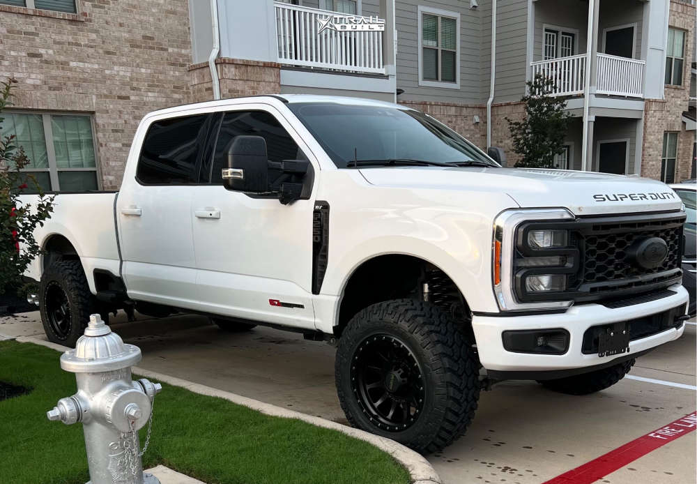 2023 Ford F-250 Super Duty Wheel Offset Aggressive > 1" Outside Fender ...