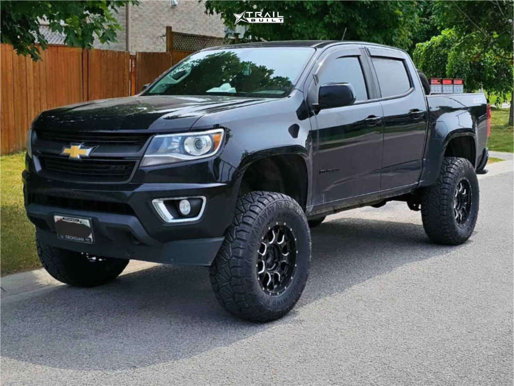2018 Chevrolet Colorado Wheel Offset Super Aggressive 3"-5" Suspension ...