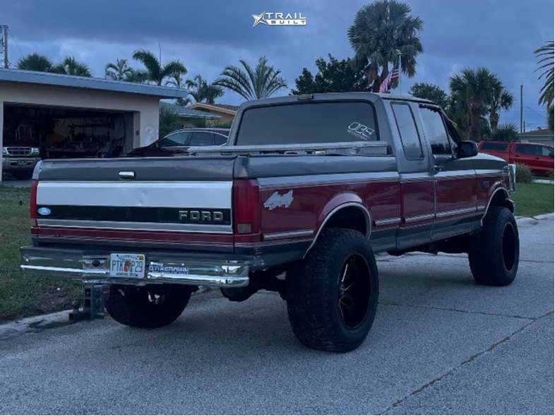 1992 Ford F-150 Wheel Offset Aggressive > 1" Outside Fender Suspension ...