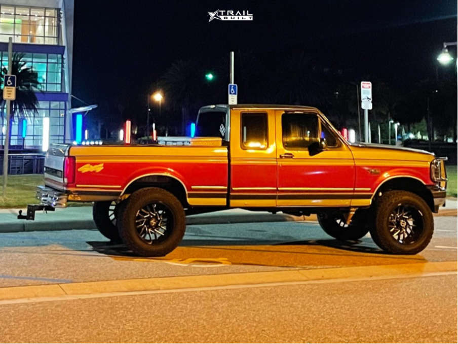 1992 Ford F-150 Wheel Offset Aggressive > 1" Outside Fender Suspension ...