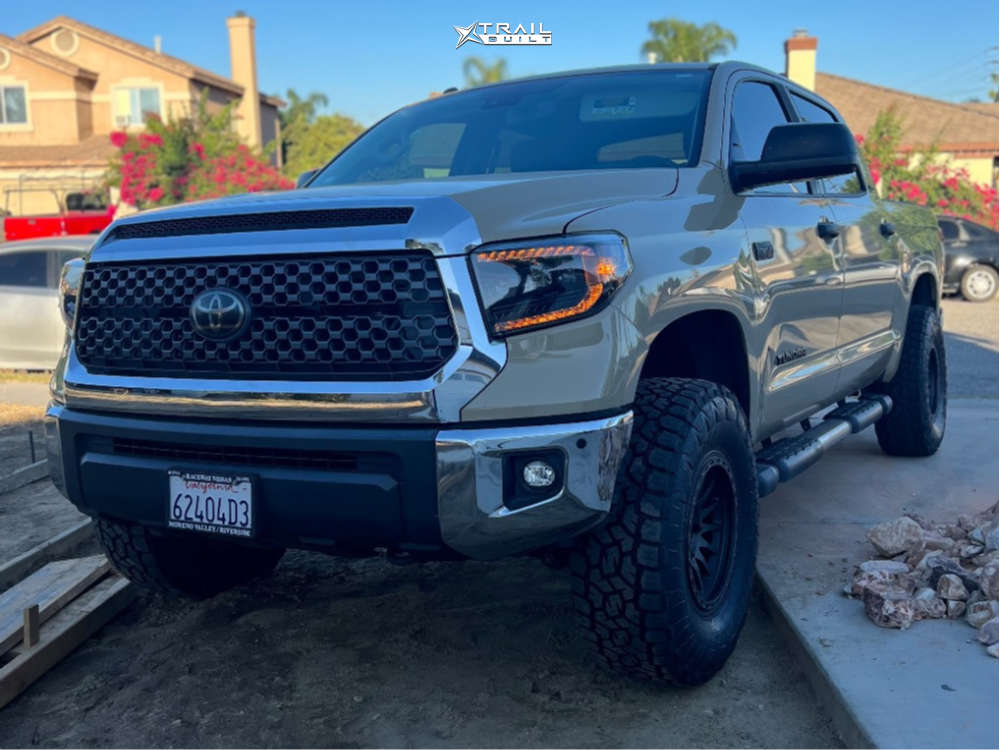 2018 Toyota Tundra Wheel Offset Super Aggressive 3"-5" Suspension Lift ...