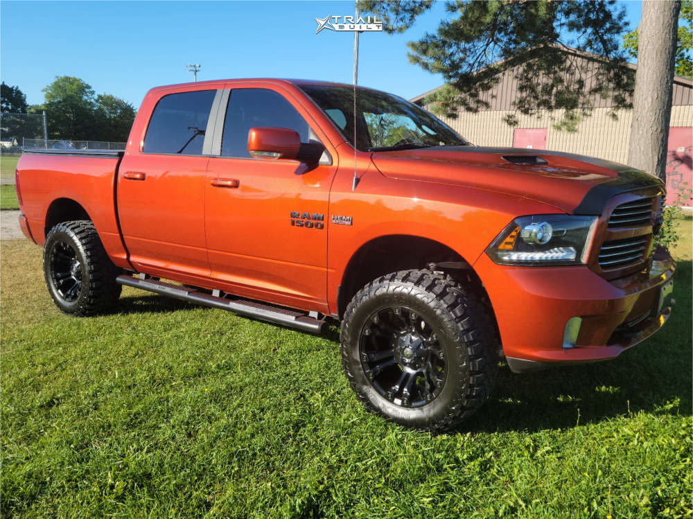2017 Ram 1500 Wheel Offset Aggressive > 1" Outside Fender Suspension Lift 4" | 3111851 ...