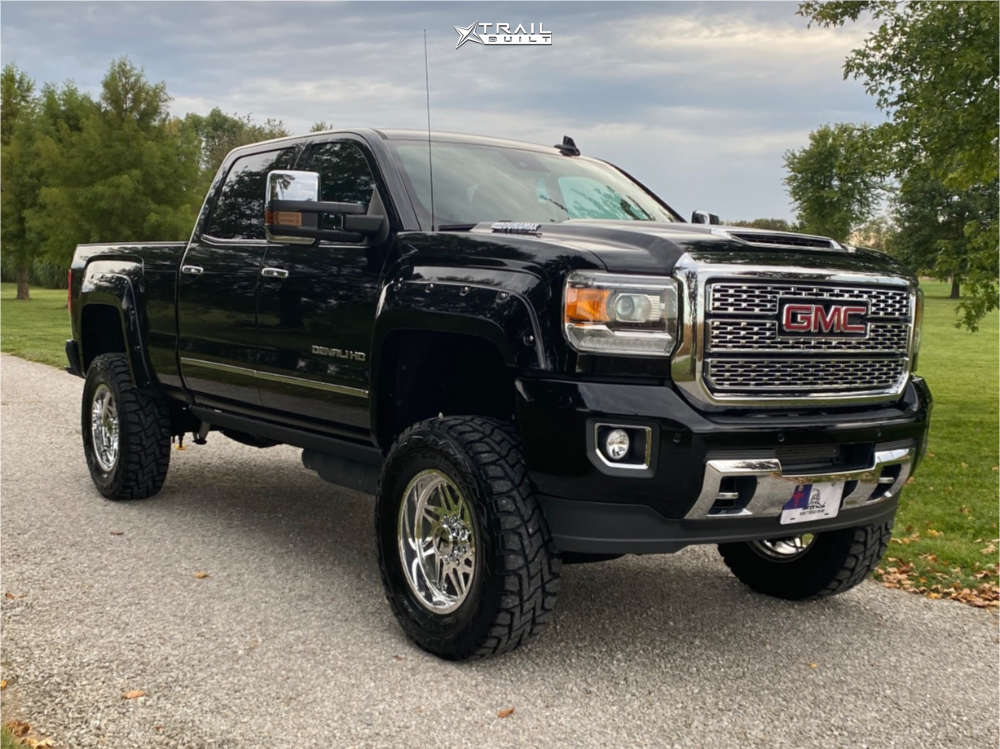 2019 GMC Sierra 2500 HD Wheel Offset Aggressive > 1" Outside Fender ...