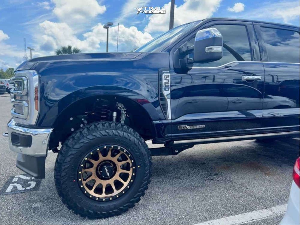 2024 Ford F-350 Super Duty Wheel Offset Aggressive > 1" Outside Fender ...