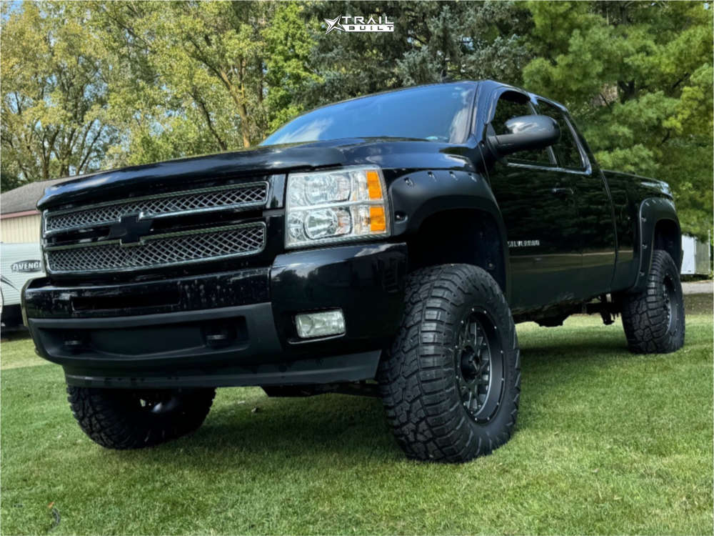 2012 Chevrolet Silverado 1500 Wheel Offset Aggressive > 1" Outside ...