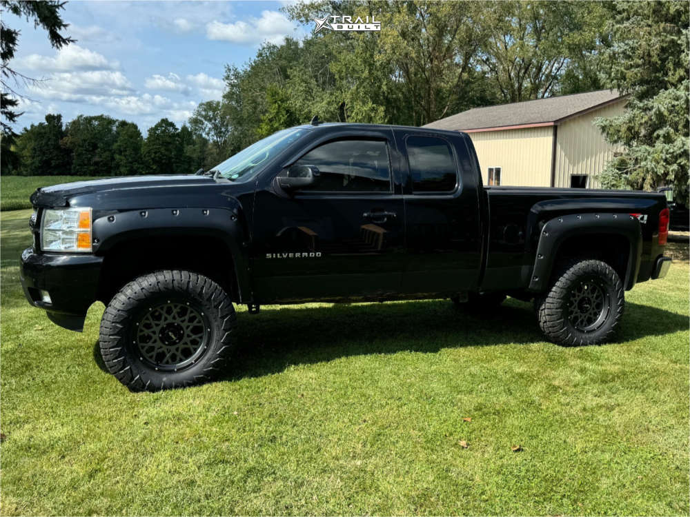 2012 Chevrolet Silverado 1500 Wheel Offset Aggressive > 1" Outside ...