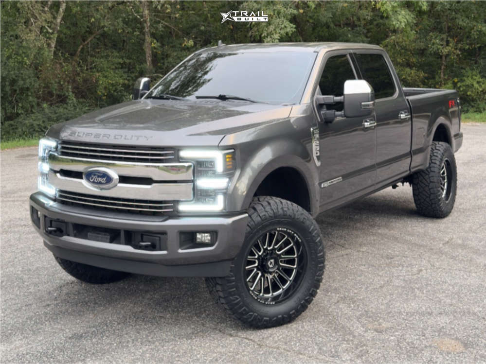 2019 Ford F-250 Super Duty Wheel Offset Aggressive > 1" Outside Fender ...
