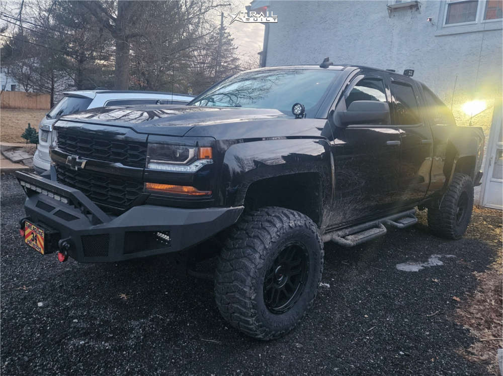 2018 Chevrolet Silverado 1500 Wheel Offset Aggressive > 1" Outside ...