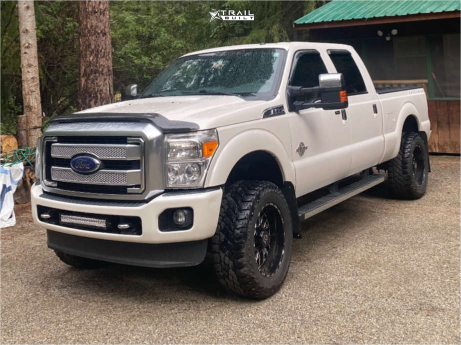 2015 Ford F-350 Super Duty Wheel Offset Aggressive > 1" Outside Fender ...