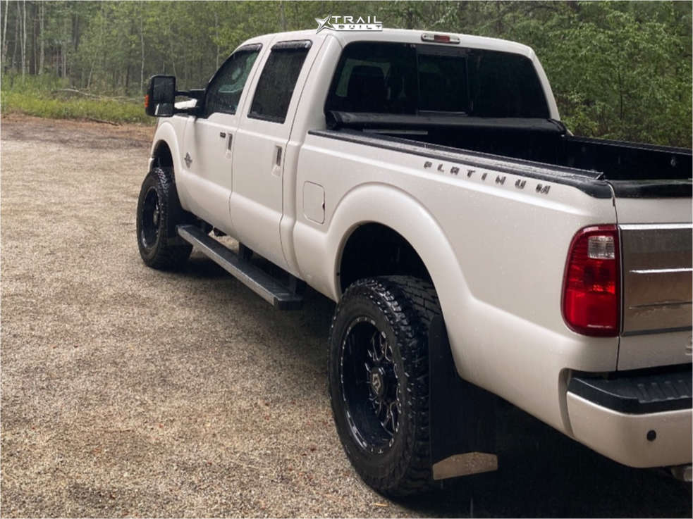 2015 Ford F-350 Super Duty Wheel Offset Aggressive > 1" Outside Fender ...