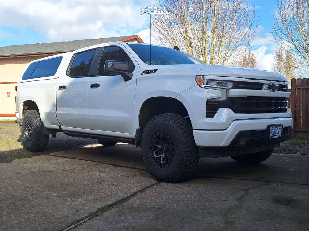 2022 Chevrolet Silverado 1500 Wheel Offset HellaFlush Suspension Lift 3 ...