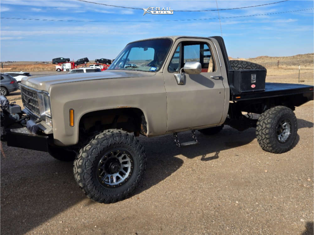 1978 Chevrolet K30 Wheel Offset Aggressive > 1" Outside Fender Suspension Lift 6" | 3246154 ...