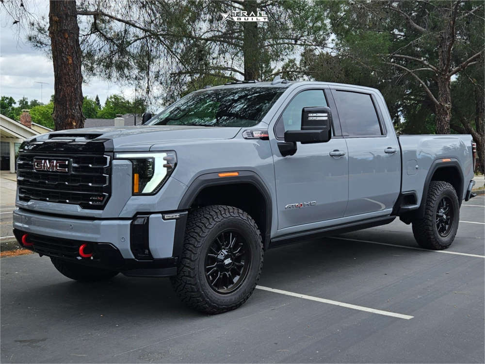 2025 GMC Sierra 2500 HD Wheel Offset Slightly Aggressive Leveling Kit ...