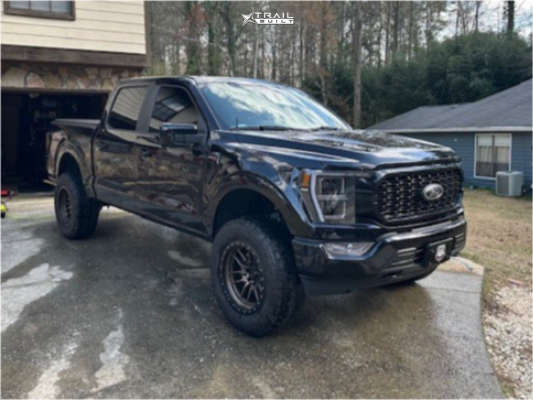 2022 Ford F-150 Wheel Offset Aggressive > 1" Outside Fender Suspension ...