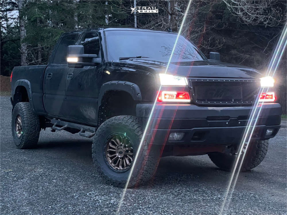 2006 Chevrolet Silverado 2500 HD Wheel Offset Aggressive > 1" Outside ...