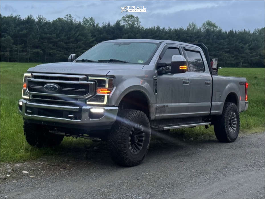 2020 Ford F-250 Super Duty Wheel Offset Aggressive > 1" Outside Fender ...